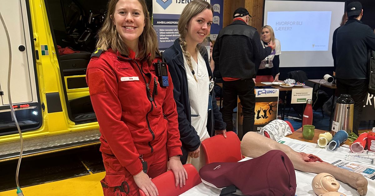 Se bildene fra karrieredagene på Helgeland - Helgelandssykehuset HF